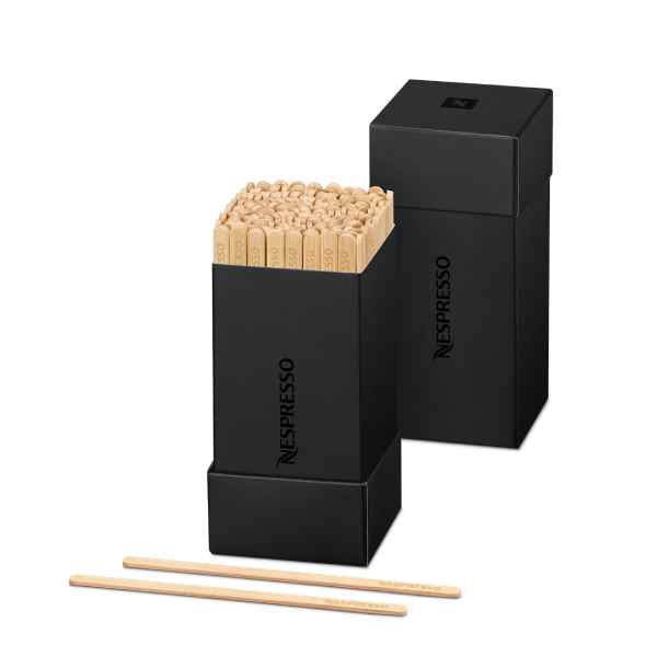 Bamboo Coffee Stirrers 115 mm - Nespresso Pro